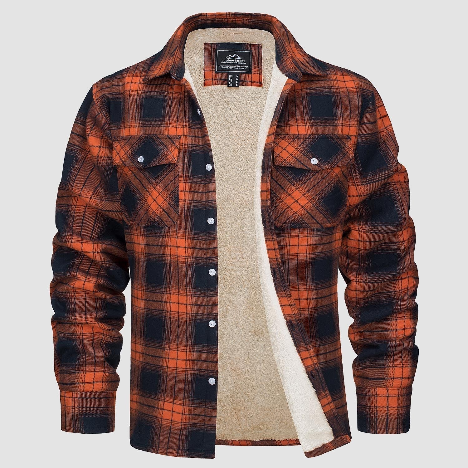 Klaus | Lined plaid shirt jacket – Edwin's London