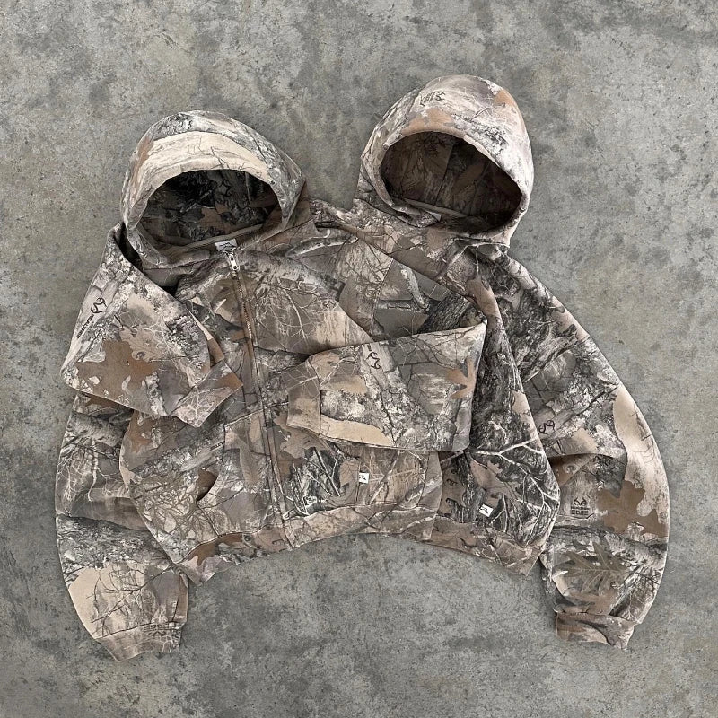 Harper - Camo Hoodie – Edwin's London
