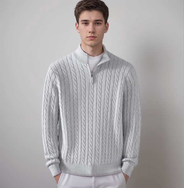 Ramsey - Quater Zip Sweater – Edwin's London